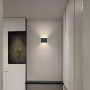 Led gevel up & down lamp 5 watt 510 lumen zwart 1800-3000k