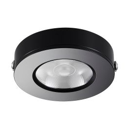 Led opbouw spot dimbaar 230 volt 5 watt 280 lumen zwart 2700k